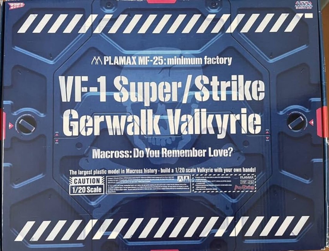 全新 Macross 超時空要塞 1/20 PLAMAX MF-25 minimum factory VF-1 Super/Strike Gerwalk Valkyrie, 興趣及遊戲, 玩具 ...