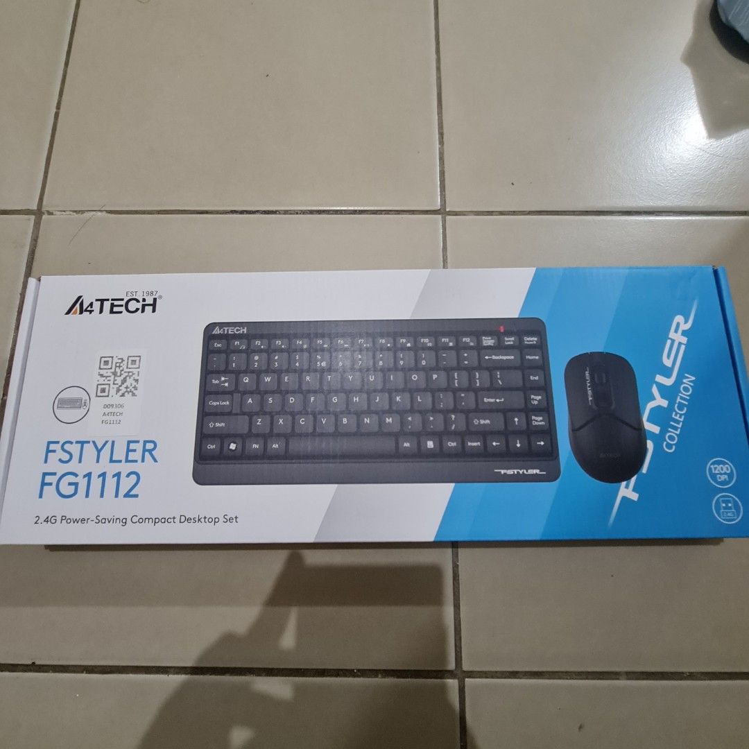 A4TECH FSTYLER FG1112 Wireless keyboard+mouse, Computers & Tech, Parts ...