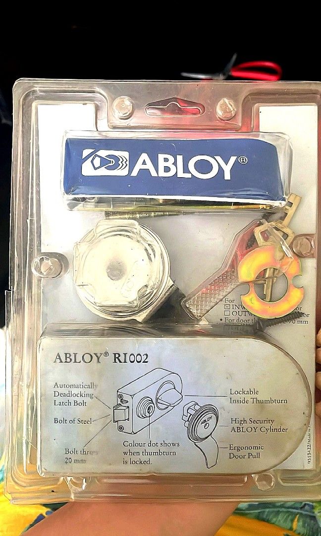 ABLOY Security lock, Furniture & Home Living, Security & Locks, Locks ...