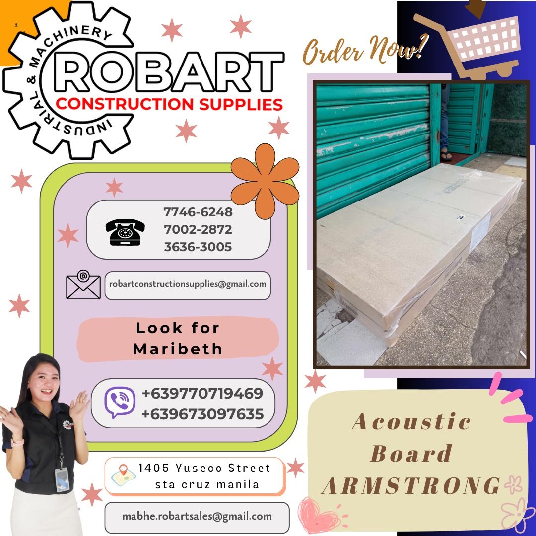 Acoustic Board ARMSTRONG, Commercial & Industrial, Construction Tools ...