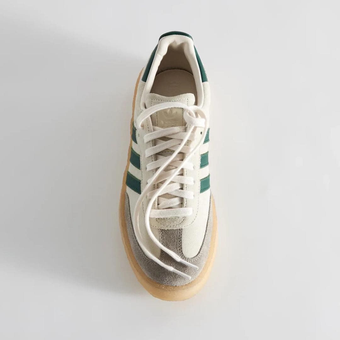 Adidas Clarks Ronnie Fieg 8th Street Samba Chalk White Green, Men's ...
