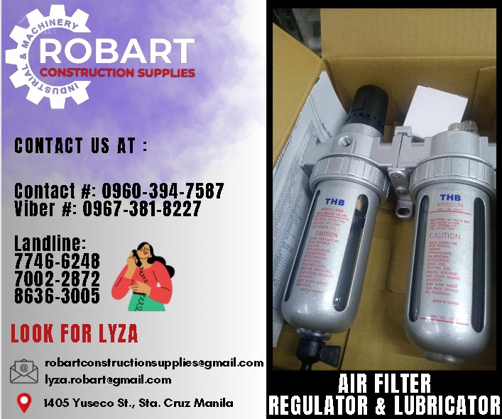 Air Filter Regulator and Lubricator, Commercial & Industrial ...