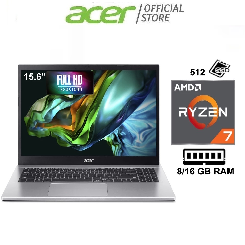 [AMD Ryzen 7] Acer Aspire 3 A315-44P-R898/R83V 15.6-inch FHD Display ...