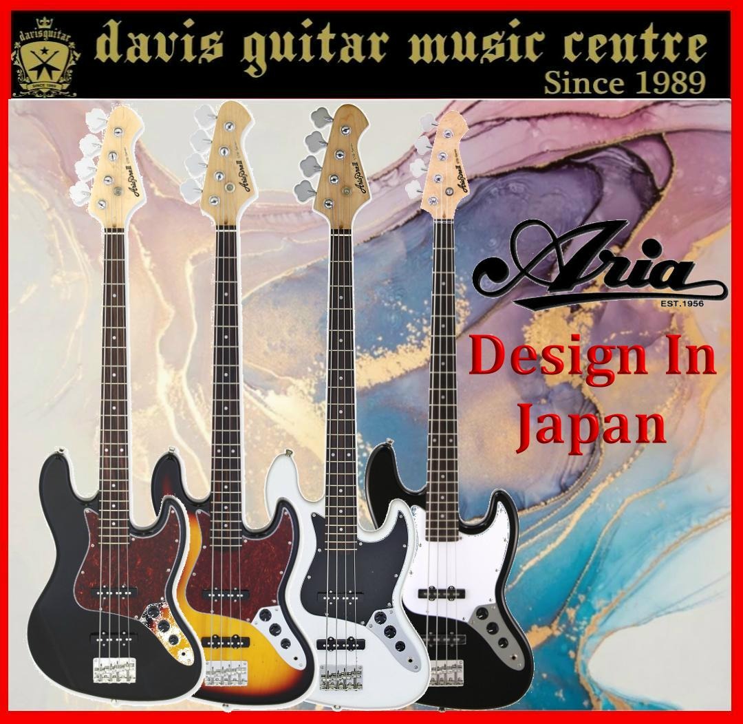 Aria Bass Guitar STB Jazz Design In Japan, Hobbies & Toys, Music ...