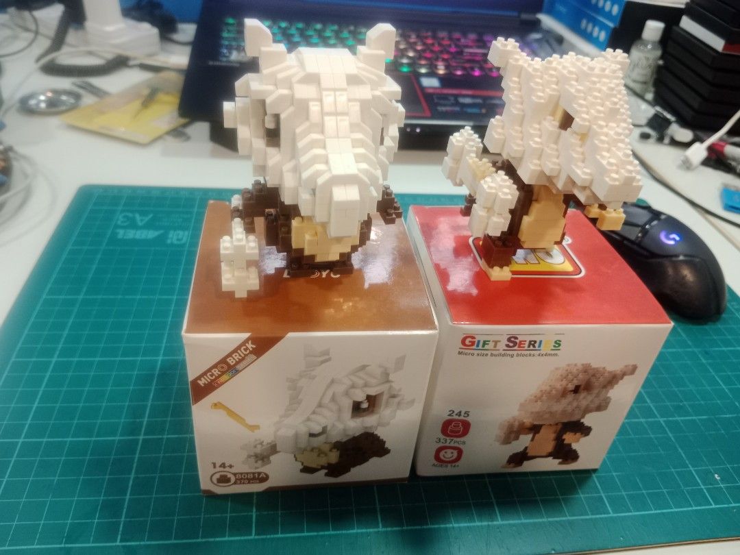 Assembled Pokemon Cubone Evolution LNO Gift Series Microbrick nano ...