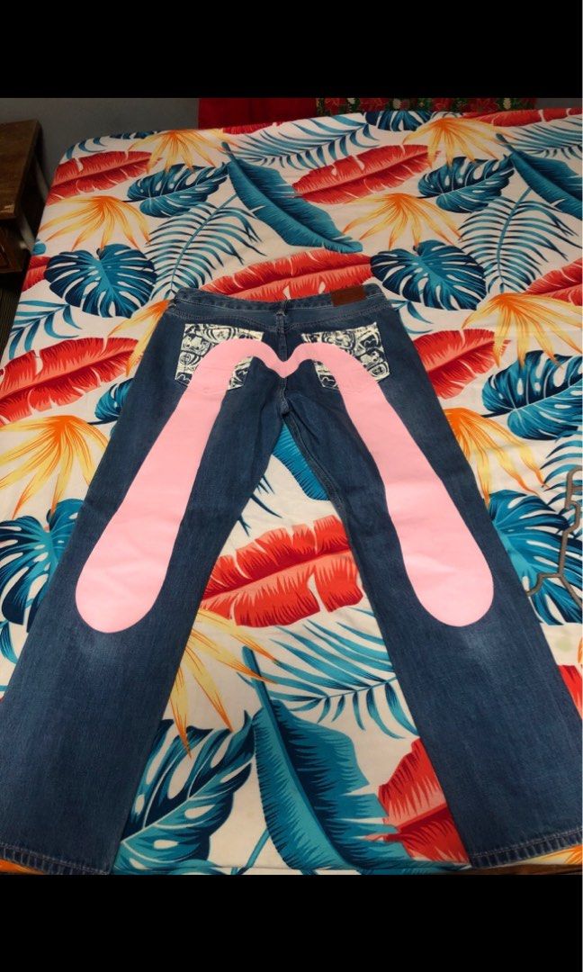 Authentic Evisu Pants, Women's Fashion, Bottoms, Jeans on Carousell