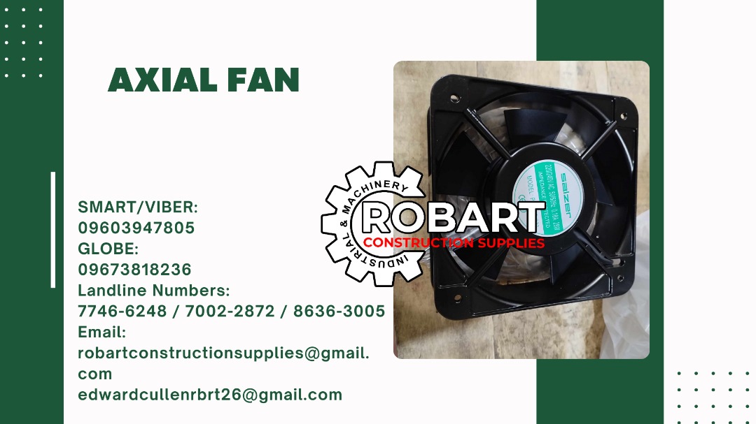 Axial Fan, Commercial & Industrial, Construction & Building Materials ...