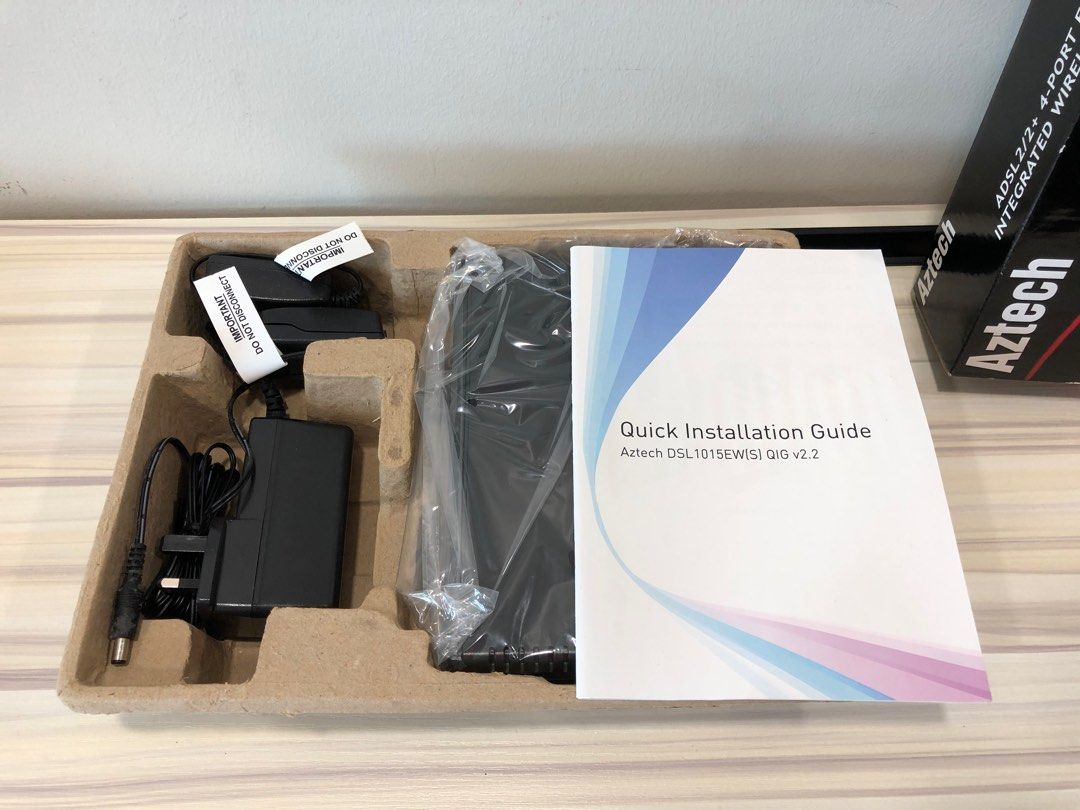 Aztech 4 Port Adsl 2 2 Ethernet Modem Router Computers And Tech Parts