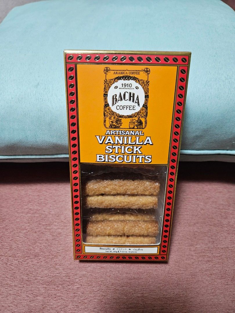 Bacha Coffee Artisanal Vanilla Stick Biscuits, Food & Drinks, Local ...