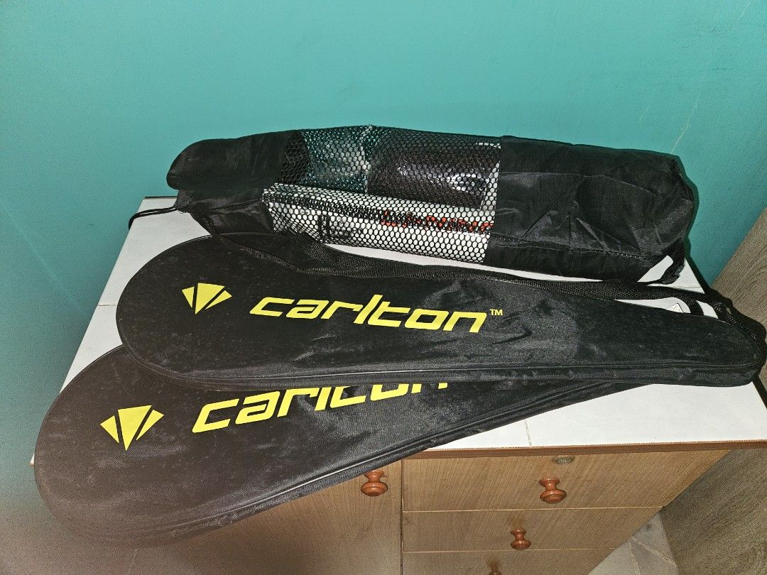 Badminton racket & netting (full set) brand carlton, Sports Equipment ...