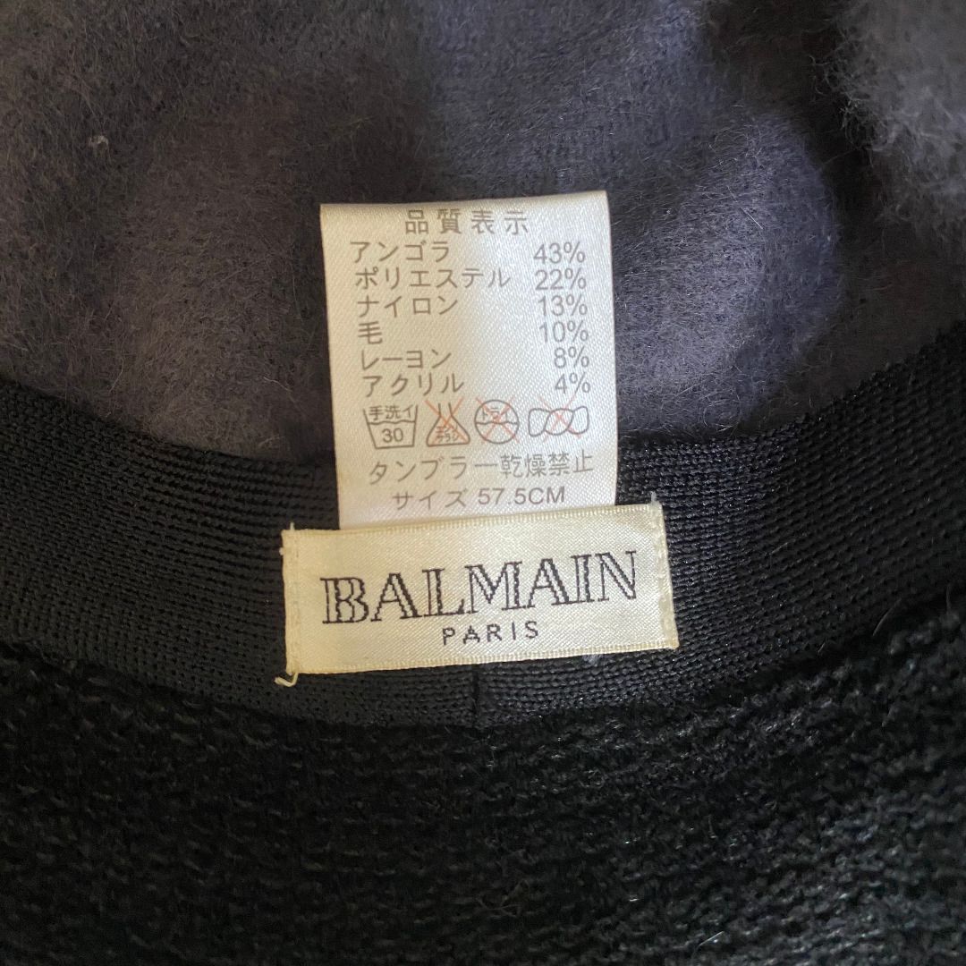 Balmain Paris Black Crochet Bucket Hat, Women's Fashion, Watches ...