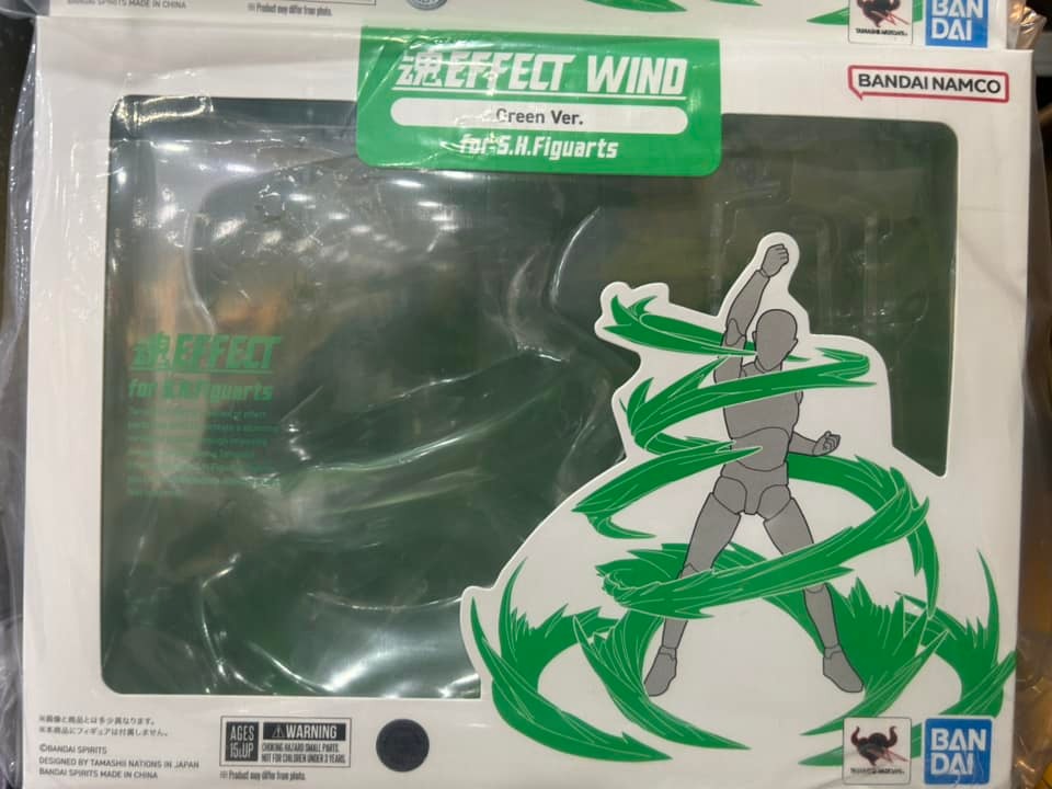 BANDAI Soul EFFECT series Tamashii EFFECT WIND Green Ver., Hobbies & Toys, Toys & Games on Carousell
