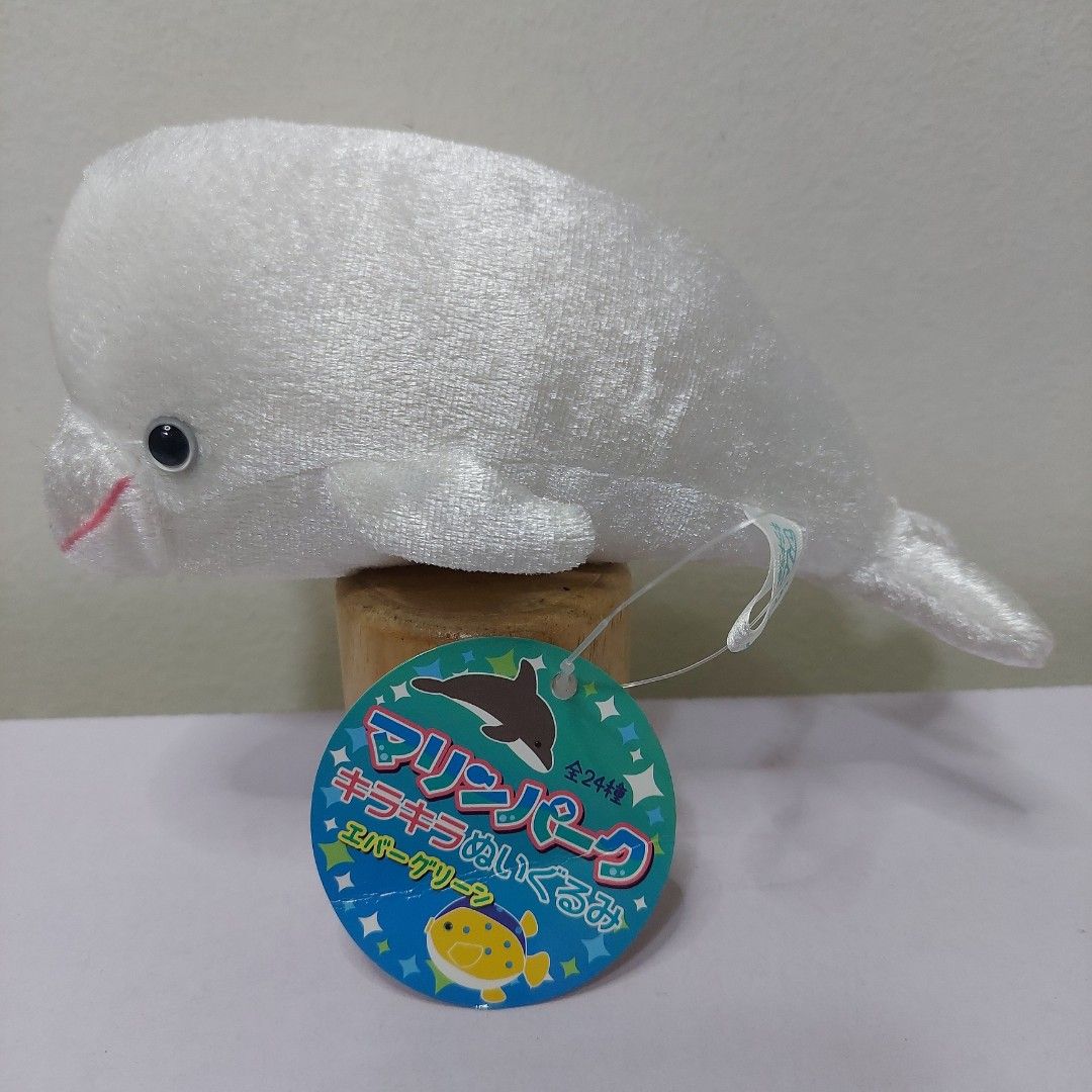 Beluga White Whale Yell Plush Toy / Stuffed Toy, Hobbies & Toys, Toys ...