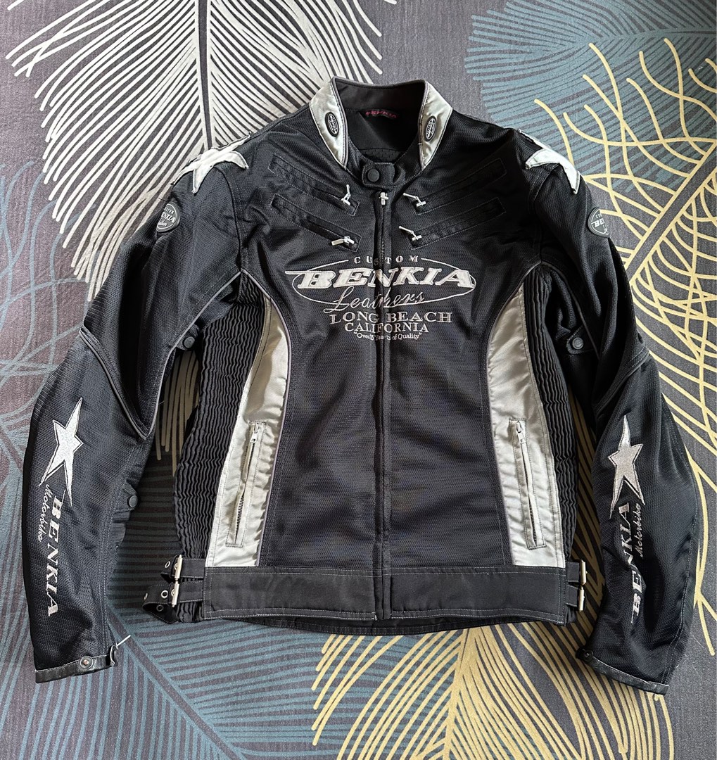 Benkia Motorcycle Jacket, Men's Fashion, Coats, Jackets and Outerwear ...
