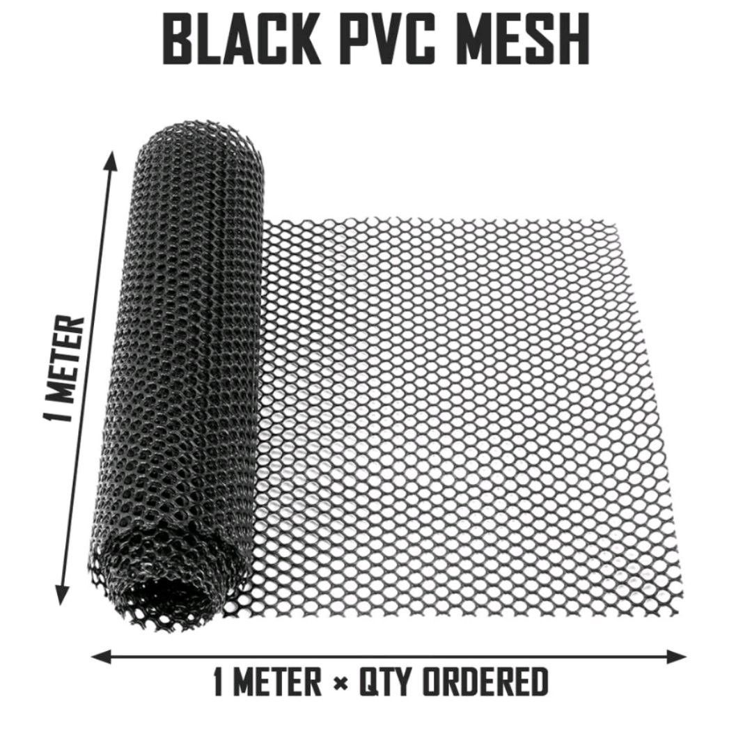 Black PVC Mesh, Furniture & Home Living, Home Improvement ...