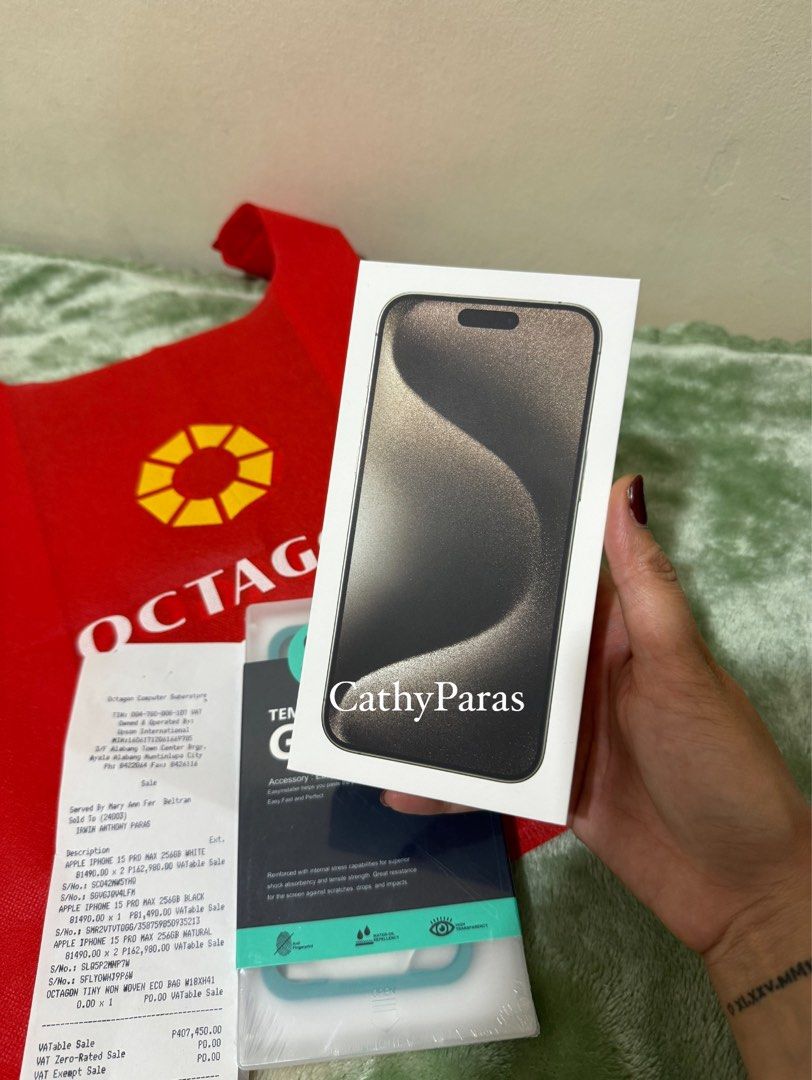 Brand New iPhone 15 ProMax in Natural Titanium (Open for swap to lower ...