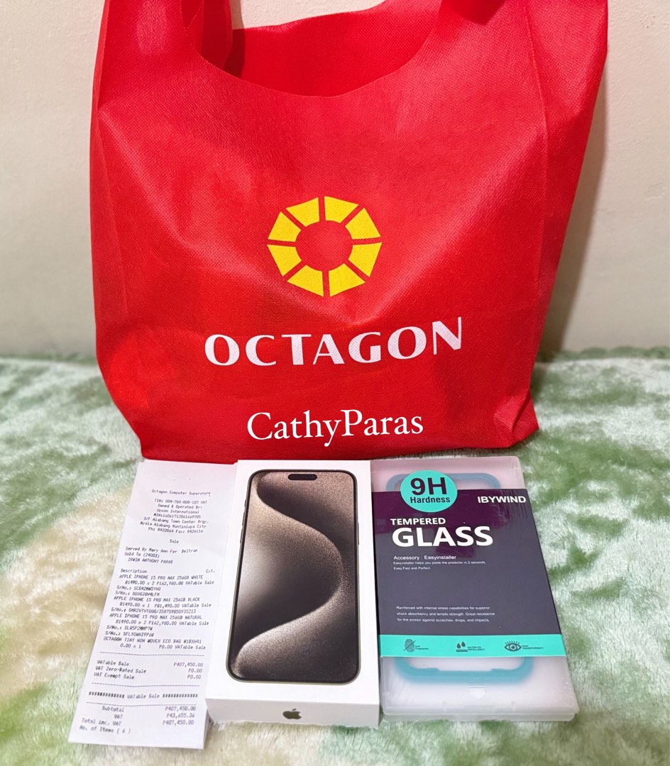 Brand New iPhone 15 ProMax in Natural Titanium (Open for swap to lower ...