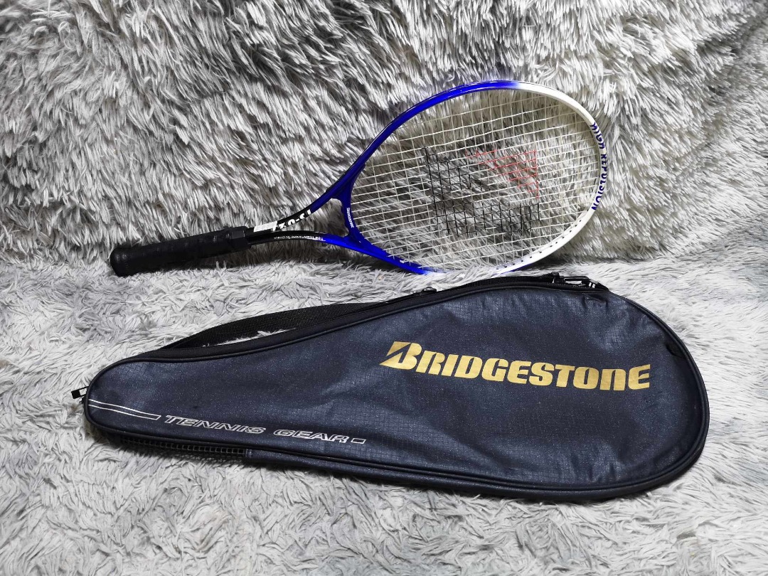 Bridgestone Blue tennis Racket, Sports Equipment, Sports & Games ...