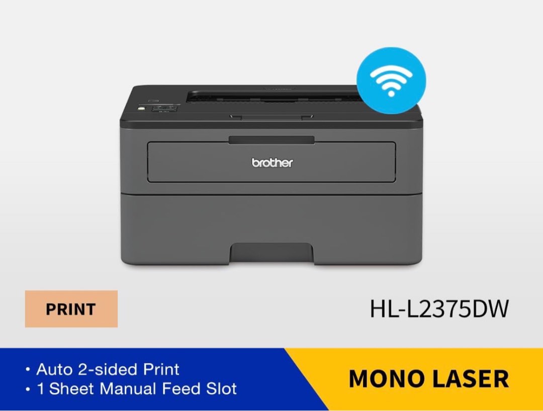 Brother Laser Printer HL-L2375DW, Computers & Tech, Printers, Scanners ...