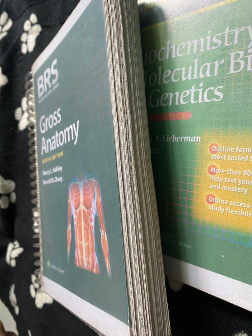 BRS GROSS ANATOMY AND BIOCHEMISTRY, MOLECULAR BIOLOGY AND GENETICS ...