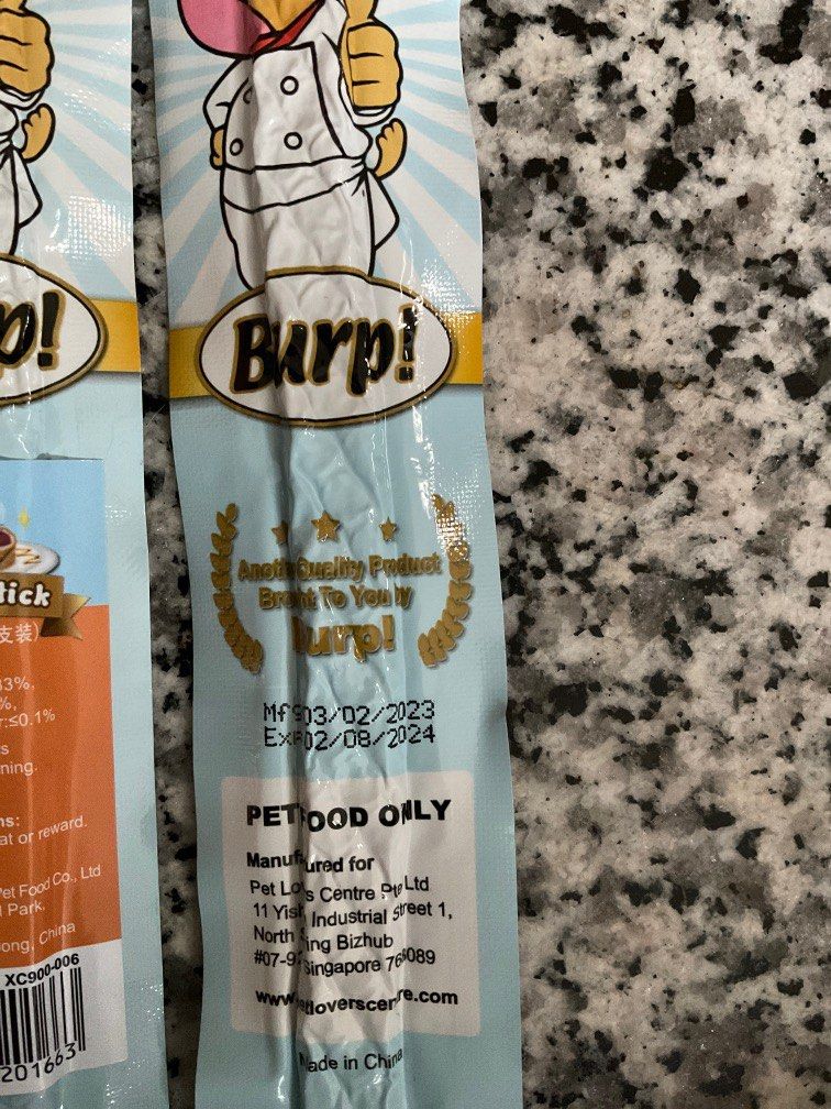 Burp! Tunny Stick, Pet Supplies, Pet Food on Carousell
