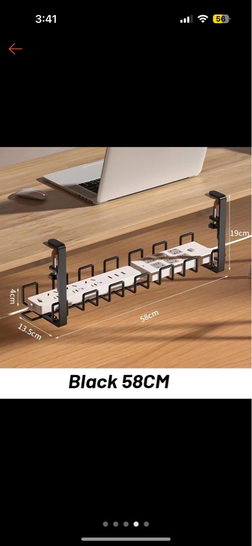 cable management table under tray, Computers & Tech, Parts & Accessories, Cables & Adaptors on ...