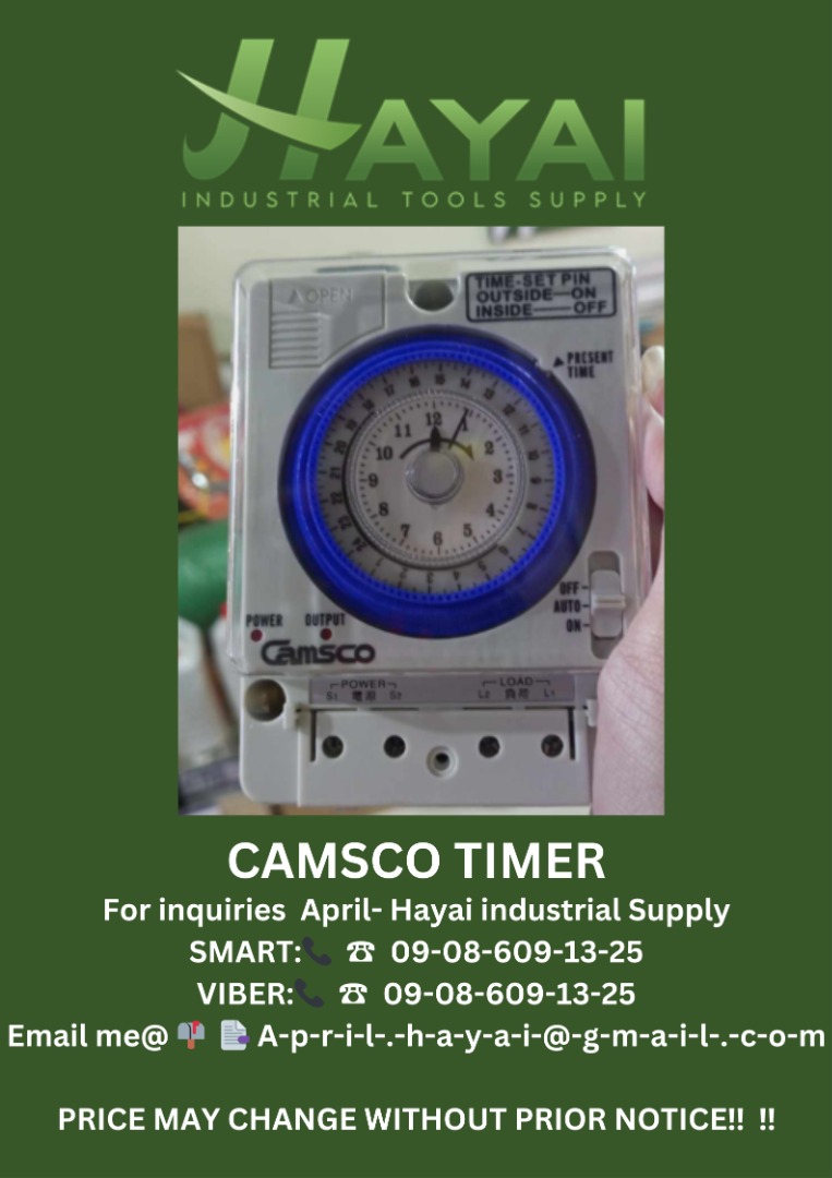 Camsco timer, Commercial & Industrial, Construction Tools & Equipment ...