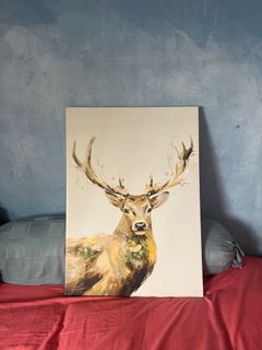 Acrylic painting on Canvas 'lady Pipa", Furniture & Home Living, Home ...