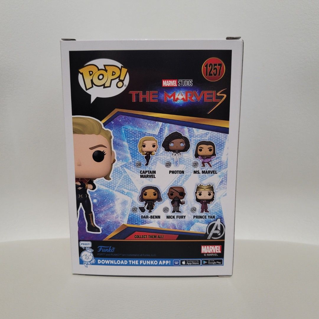 CAPTAIN MARVEL Marvel Studios The Marvels Target Exclusive Funko Pop ...