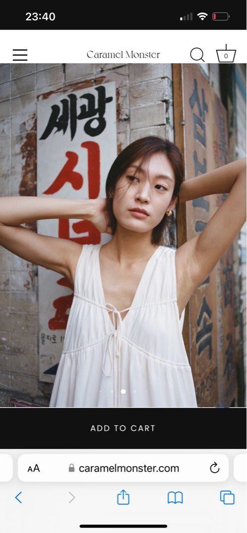 Caramel Monster Isabelle Midi Dress - Cream, Women's Fashion, Dresses ...