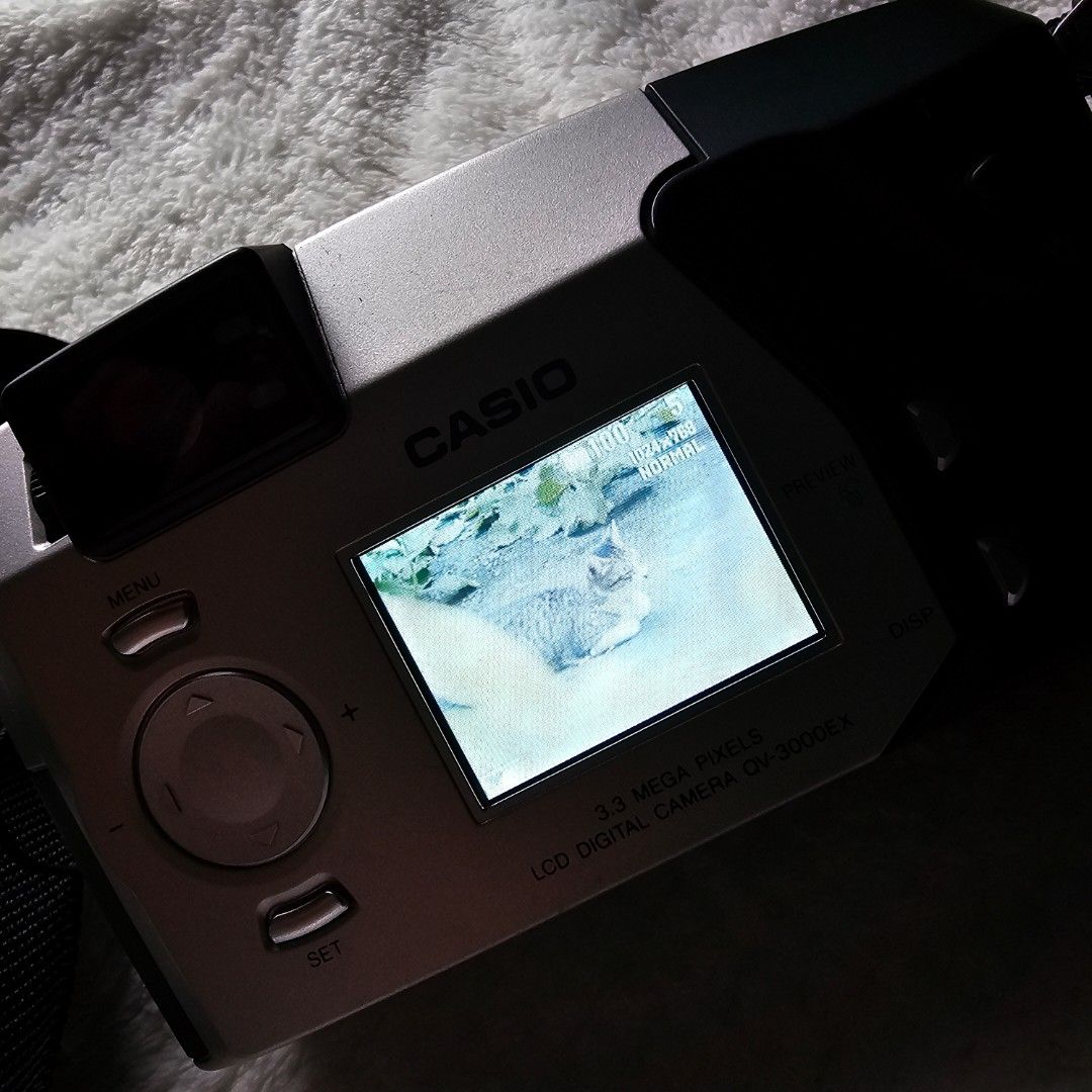 Casio QV-3000EX digital camera, Photography, Cameras on Carousell
