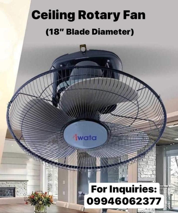 Ceiling Rotary Fan, Furniture & Home Living, Lighting & Fans, Fans on ...