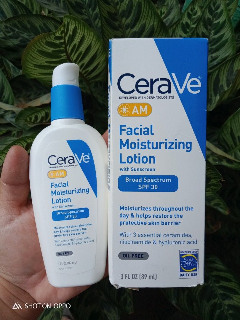 CeraVe AM facial Moisturizing Lotion, Beauty & Personal Care, Face ...