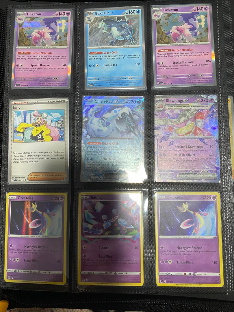 Iono Chien Pao Ex And Cresselia Hobbies And Toys Toys And Games On Carousell
