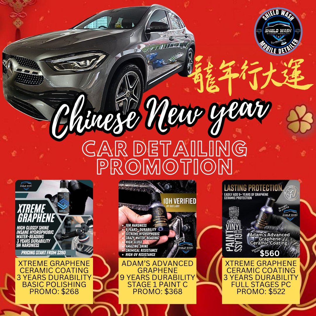 CNY car coating packages!, Car Accessories, Car Workshops & Services on ...