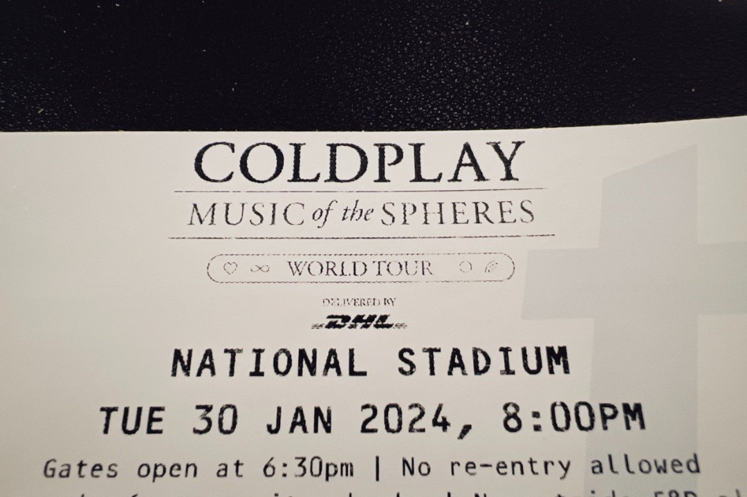 Coldplay Ticket Cat 7 x2 please buy, Tickets & Vouchers, Event Tickets ...