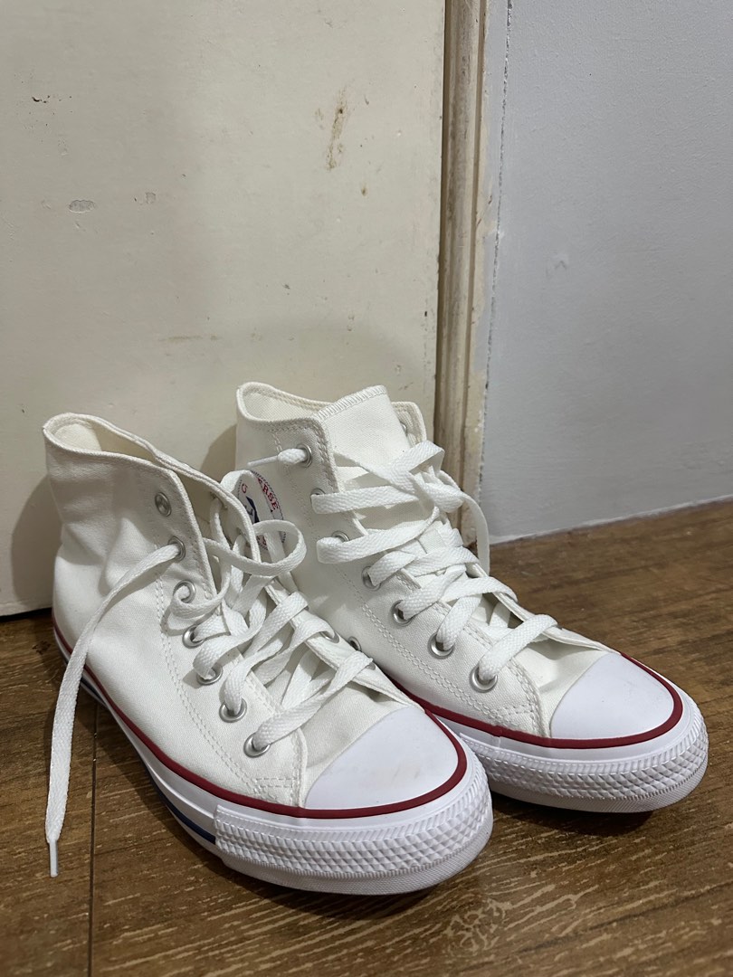 Converse All Star High Cut White, Women's Fashion, Footwear, Sneakers ...
