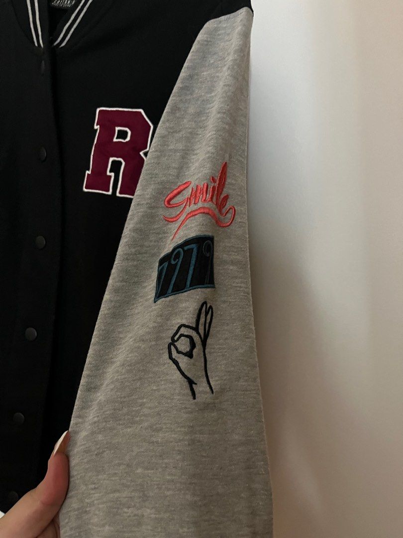 Cotton On Varsity Jacket, Women's Fashion, Coats, Jackets and Outerwear ...