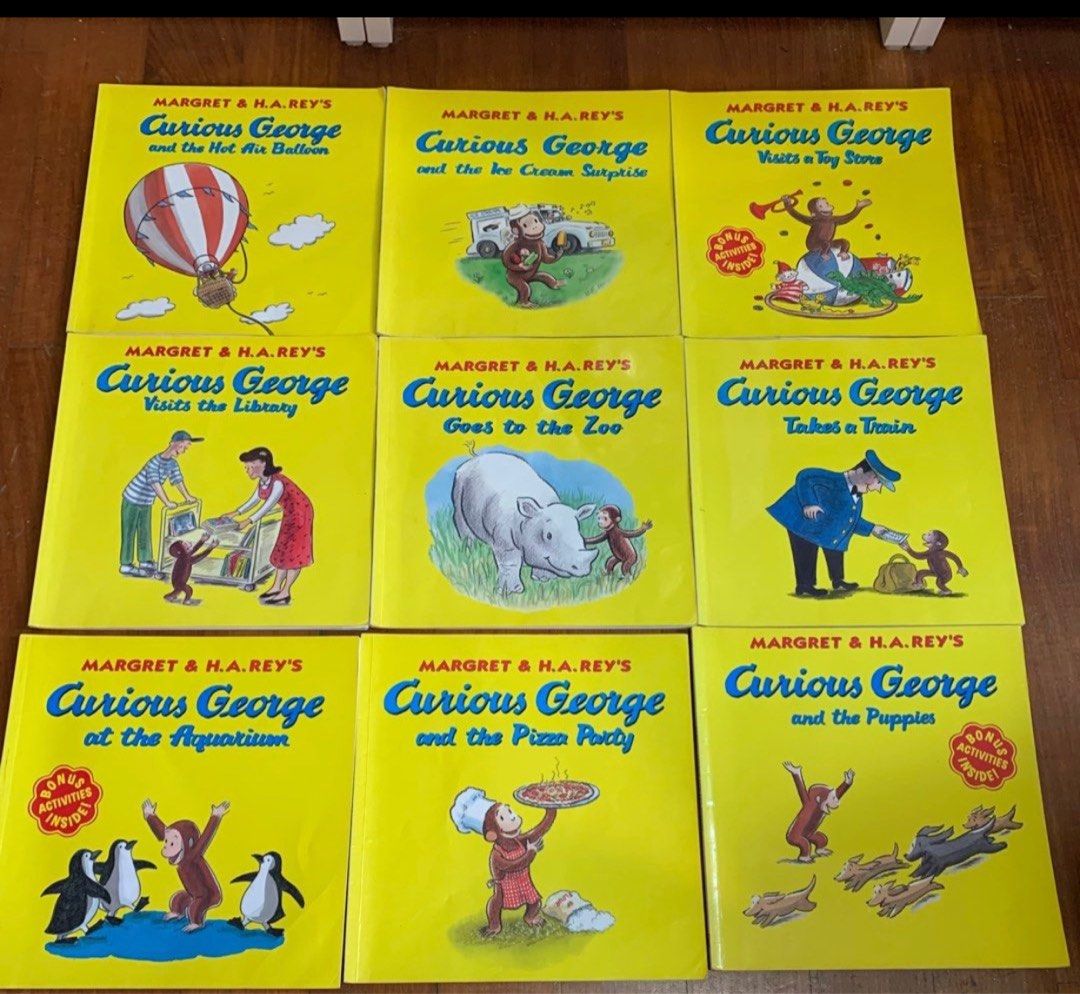 Curious George book, Hobbies & Toys, Books & Magazines, Children's ...