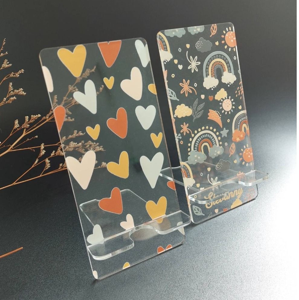 CUSTOMISED PHONE STAND ACRYLIC STANDEE HANDPHONE STAND FAREWELL GIFT ...