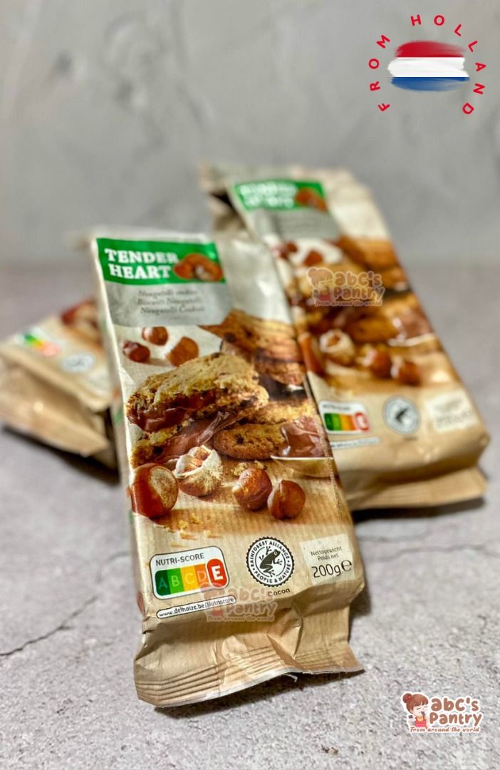 DELHAIZE BELGIUM | Tender Heart | Nougatelli Cookies | 200g, Food ...