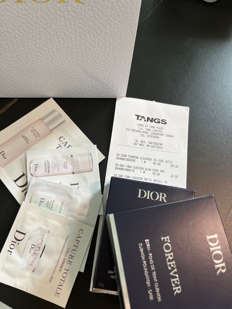 Dior cushion foundation 1N and case, Beauty & Personal Care, Face, Face ...