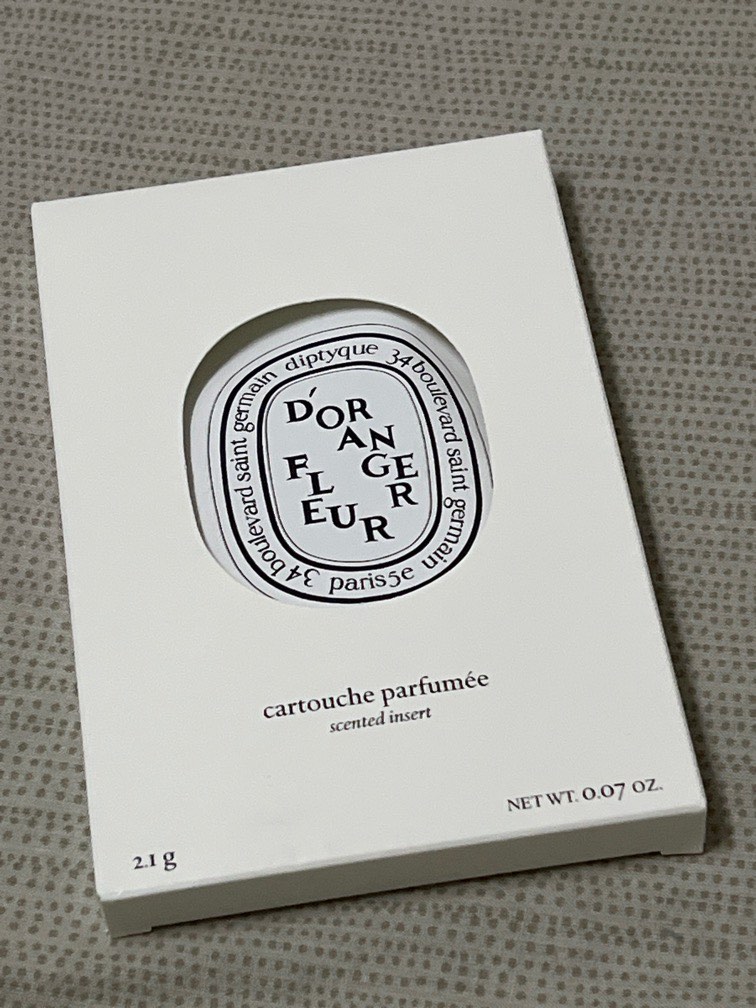 Diptyque DIPTYQUE CAR DIFFUSER - D'ORANGER FLEUR 2.1G PERFUME GIFT ...