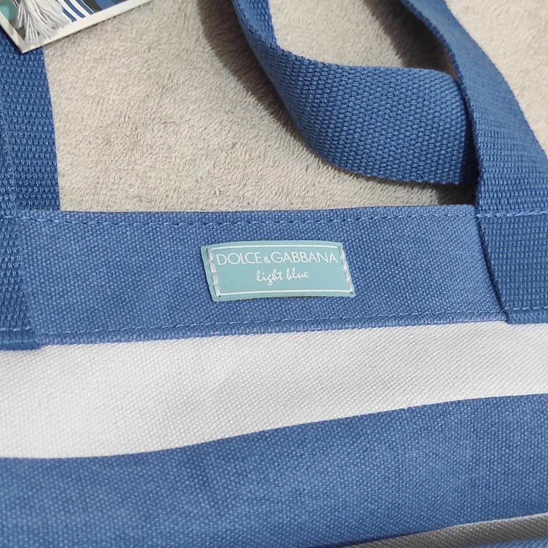 DOLCE & GABBANA GWP Light Blue Tote Bag, Women's Fashion, Bags ...