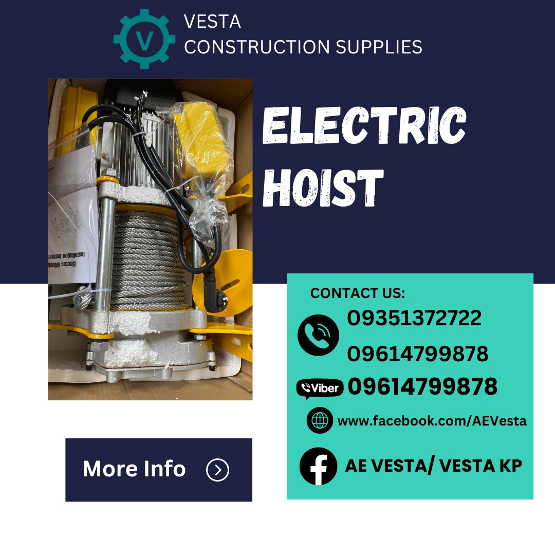 Electric hoist, Commercial & Industrial, Construction & Building ...