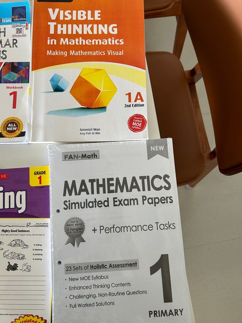 English, maths Chinese primary one all books $20, Hobbies & Toys, Books ...