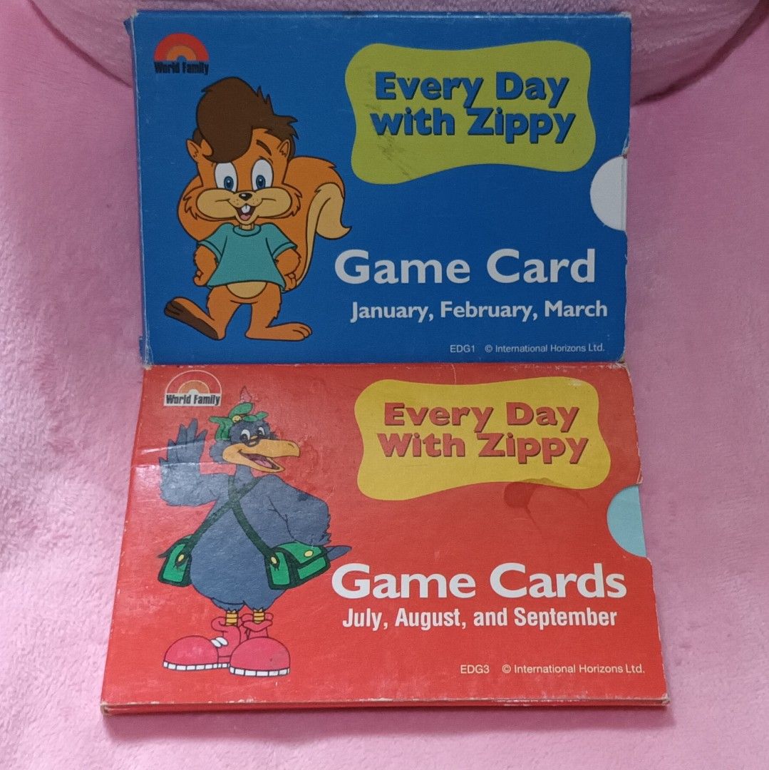 Every day with Zippy - Game Card, Hobbies & Toys, Books & Magazines ...