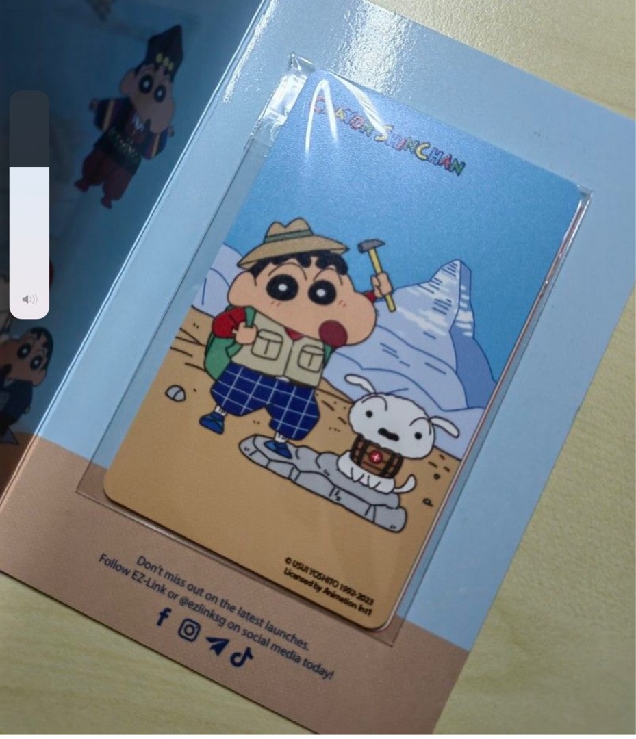 Ezlink card Shin Chan, Hobbies & Toys, Travel, Travel Essentials ...