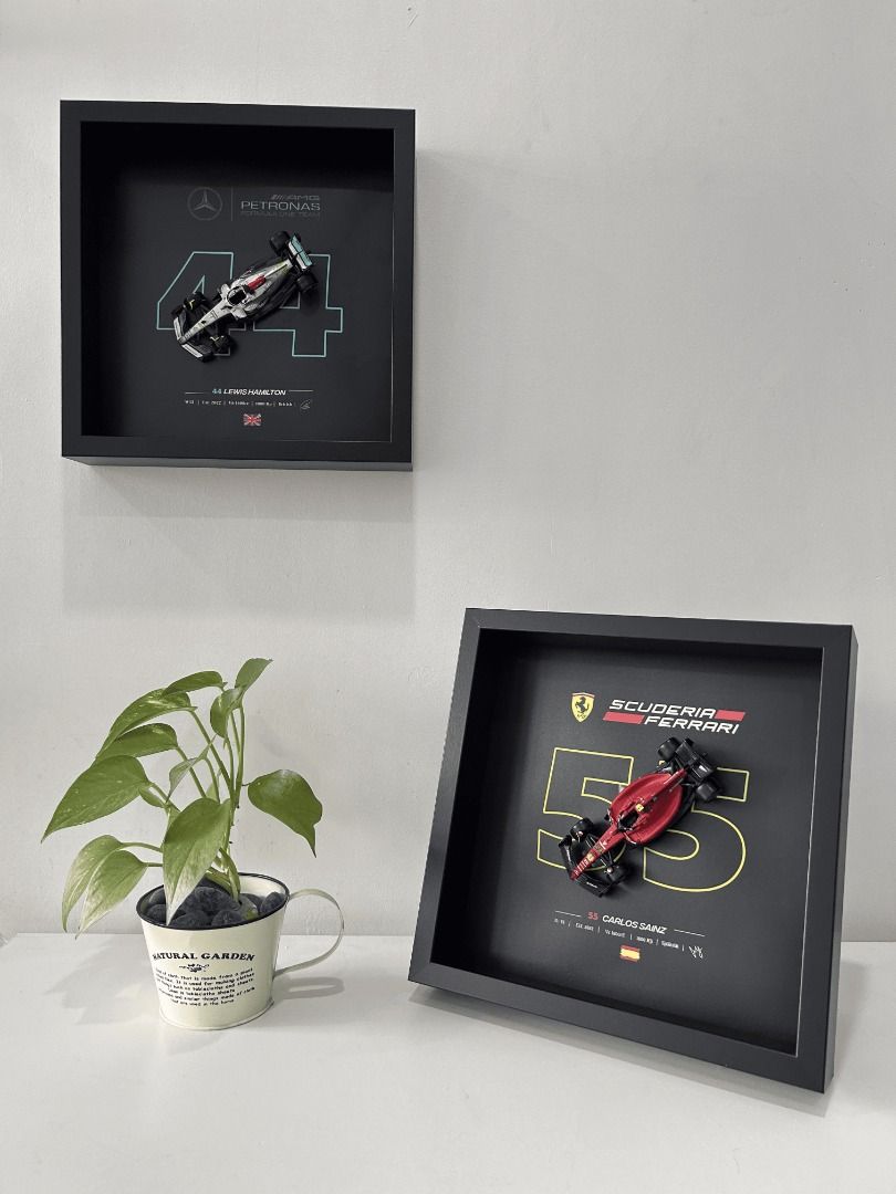 Ferrari F1 Framed - Carlos Sainz 55 (Formula One Diecast Car in a Frame ...