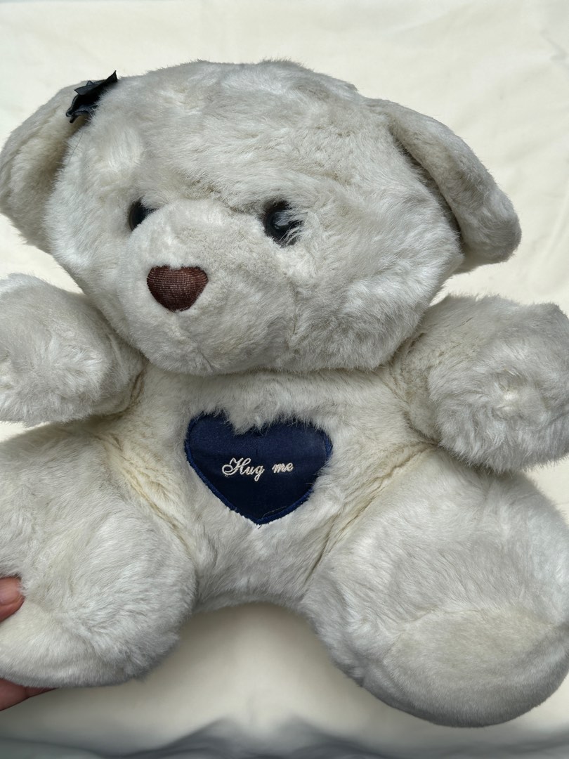 Fluffy bear stuffed toy, Hobbies & Toys, Toys & Games on Carousell